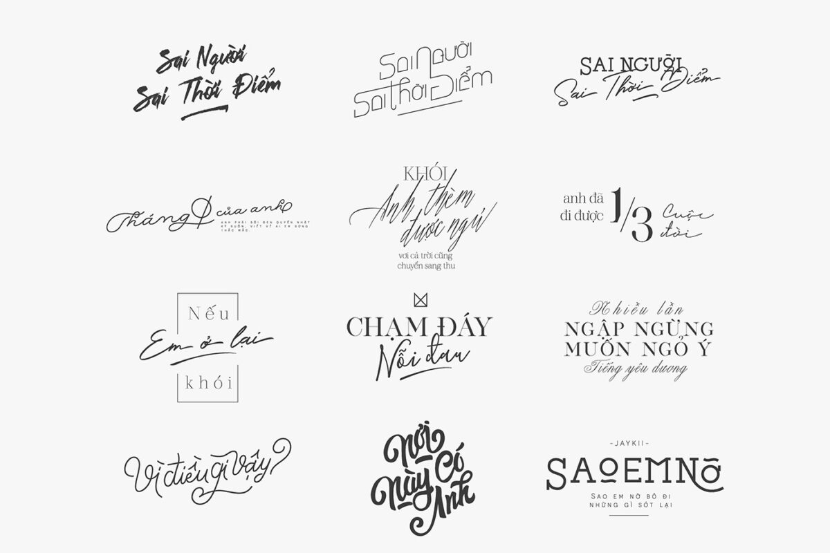 Font Typography Việt hóa - FontVN