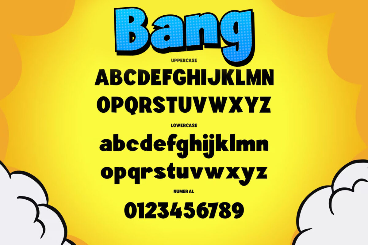 DVN Bang Việt hóa - Font chữ dành cho Comic, hoạt hình - FontVN
